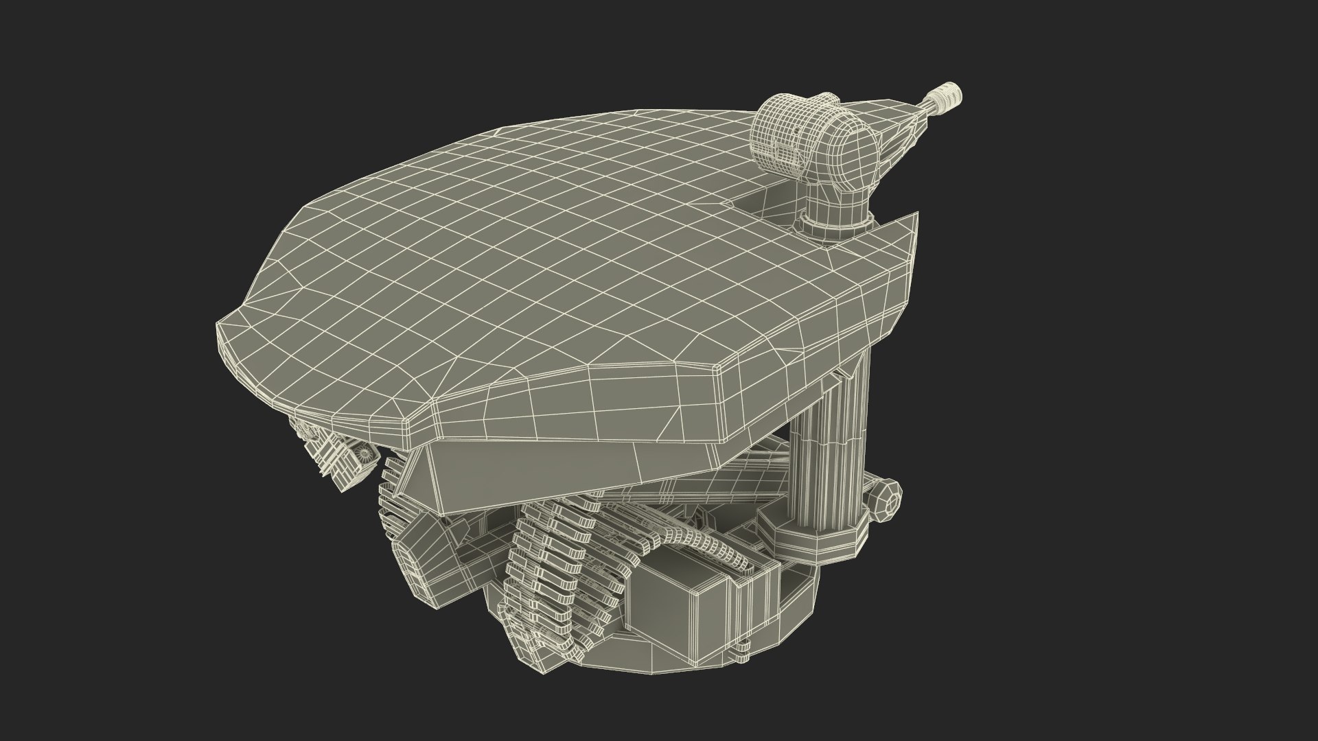 3D Armored Combat Turret With Ammunition Model - TurboSquid 2322387