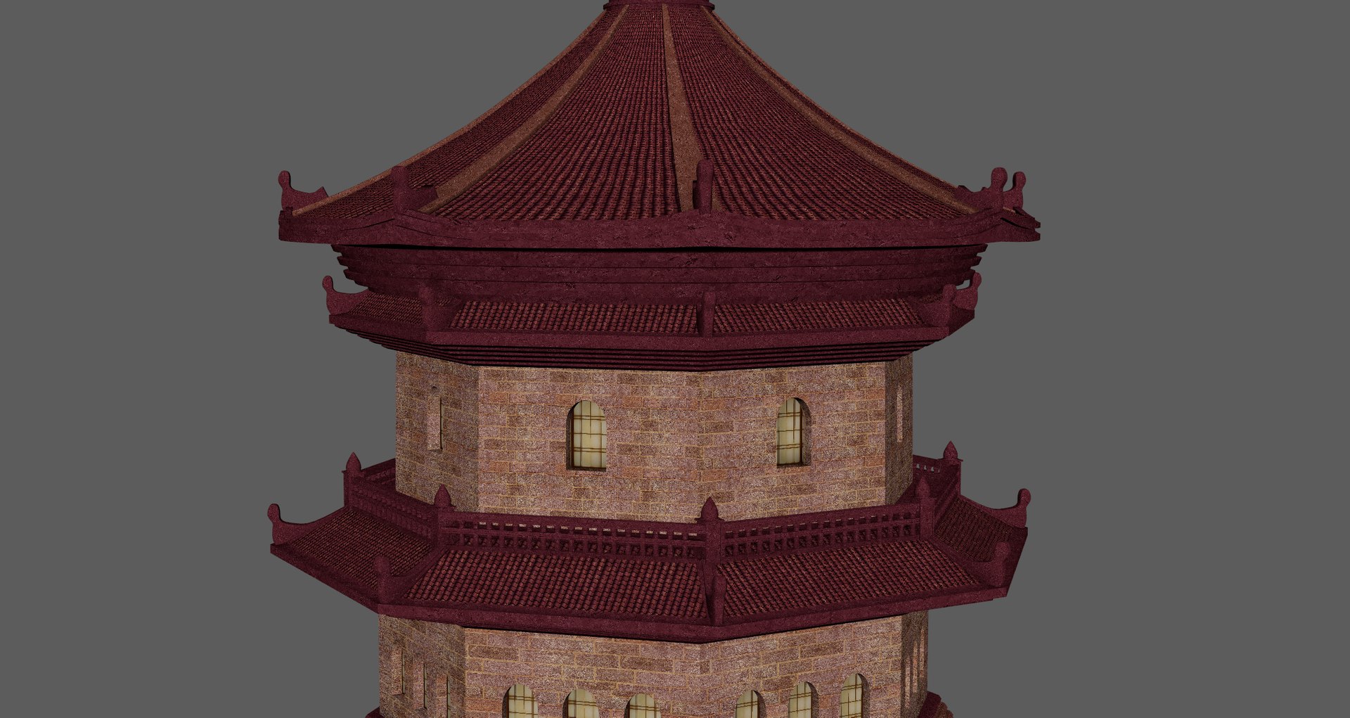 Mini Pagoda Model - TurboSquid 2371722