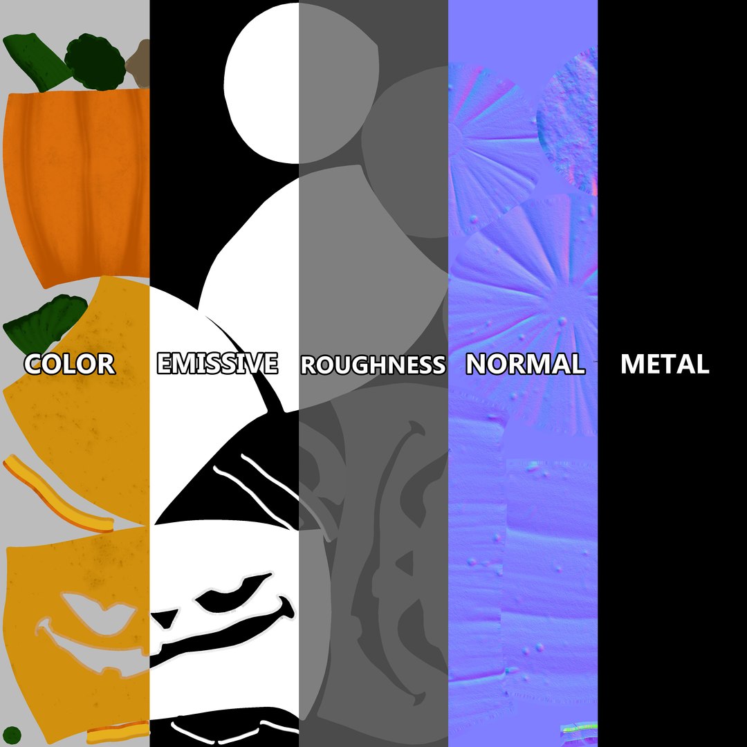 Halloween Pumpkin 3D Model - TurboSquid 1791779
