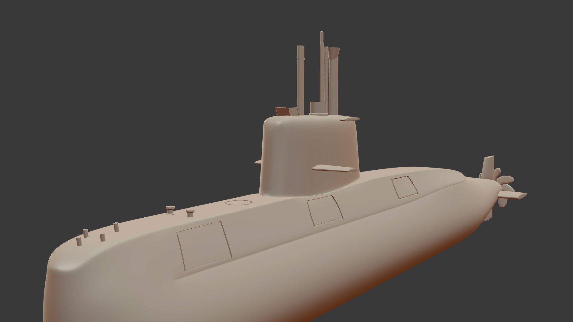 3D Tr-1700 Submarine Model - TurboSquid 1542147