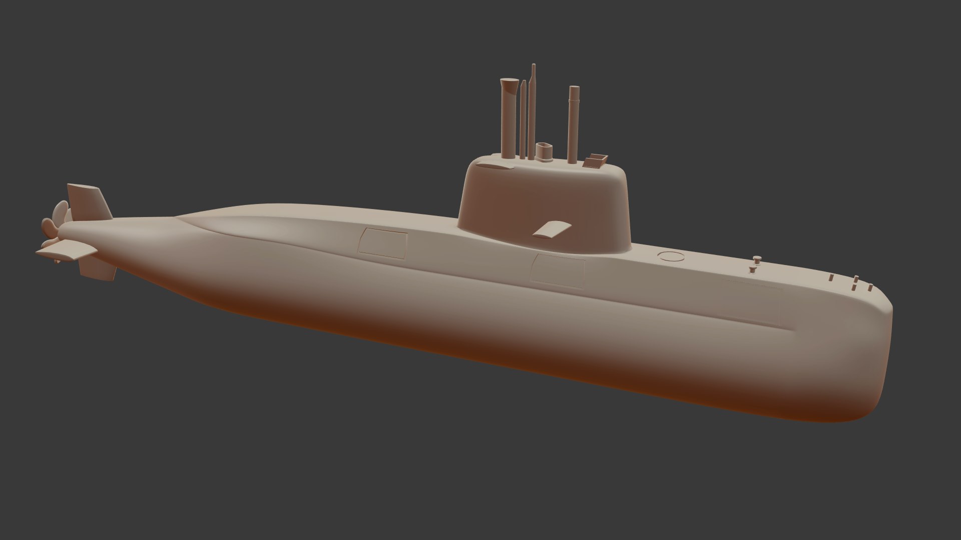 3D Tr-1700 Submarine Model - TurboSquid 1542147