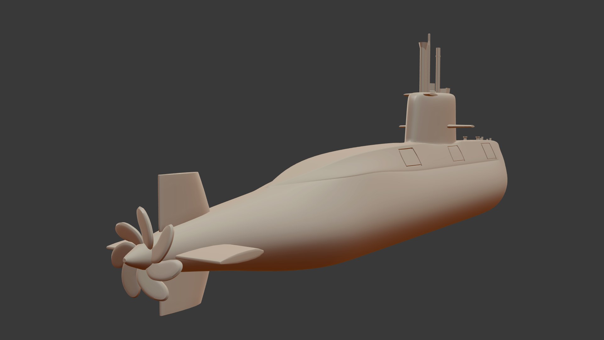 3D Tr-1700 Submarine Model - TurboSquid 1542147