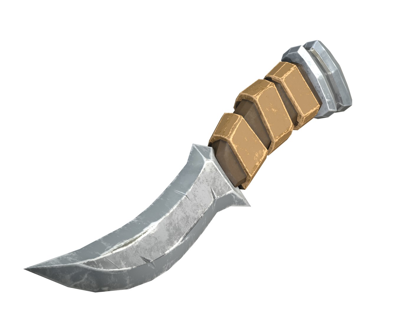 3D stylized short dagger model - TurboSquid 1387084