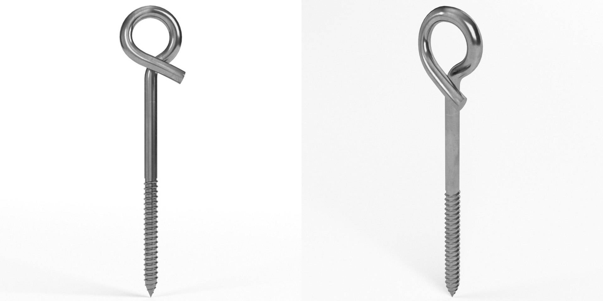 Pigtail Eye Screw 3D - TurboSquid 1575240