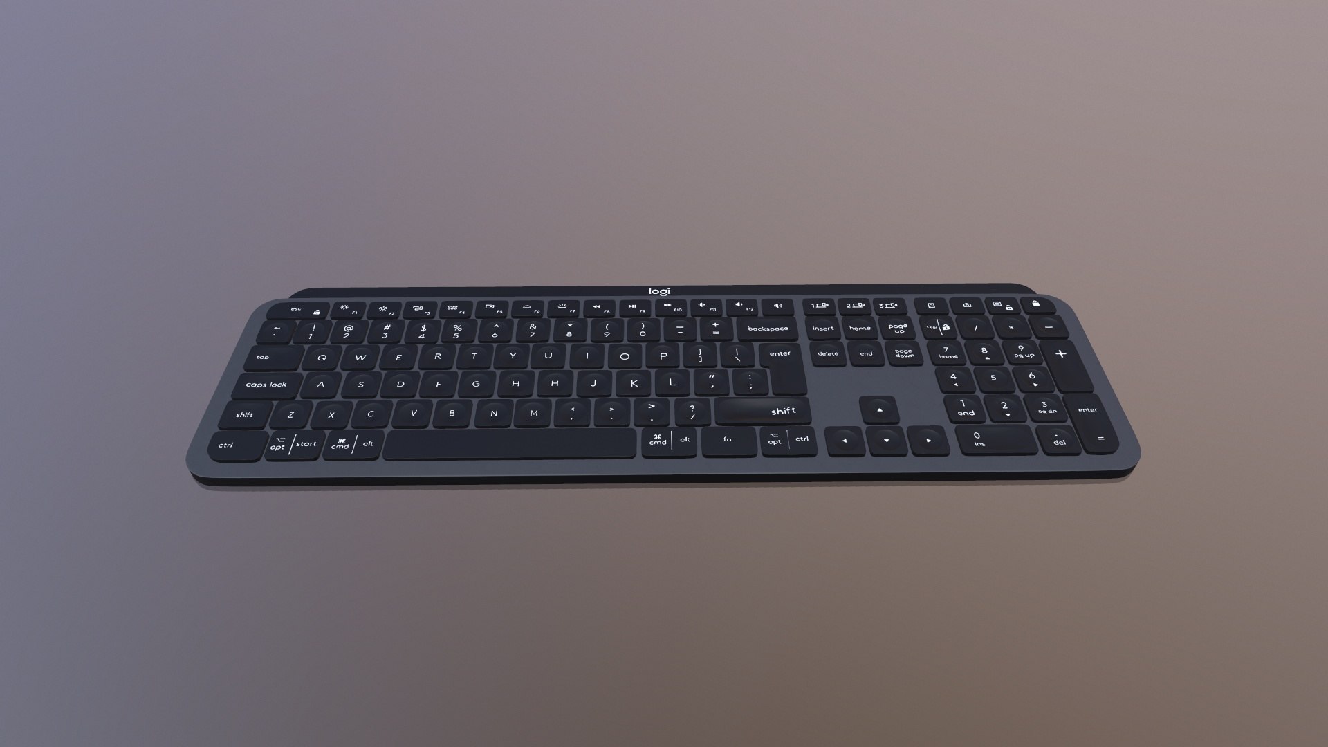Logi Keyboard 3d Model Turbosquid 2271861