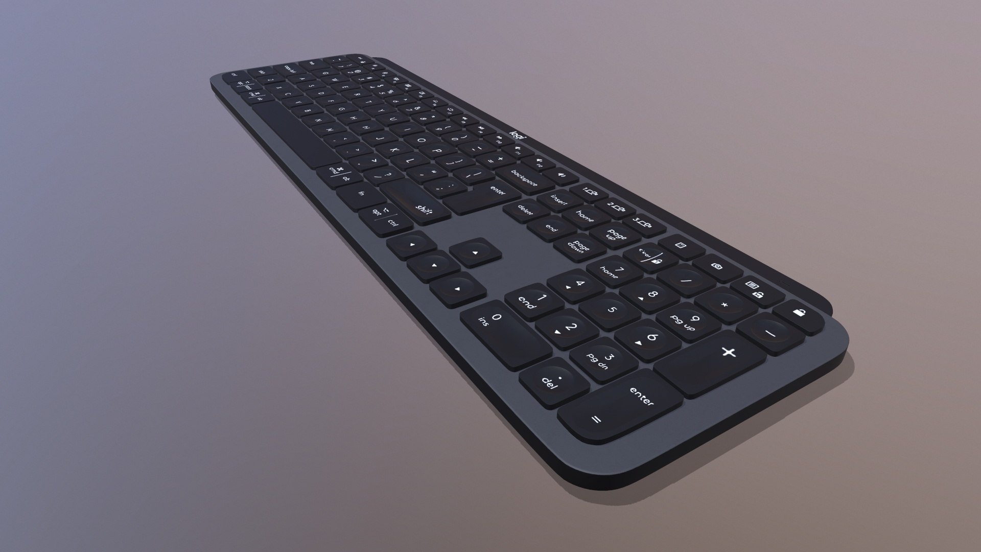 Logi Keyboard 3D Model - TurboSquid 2271861