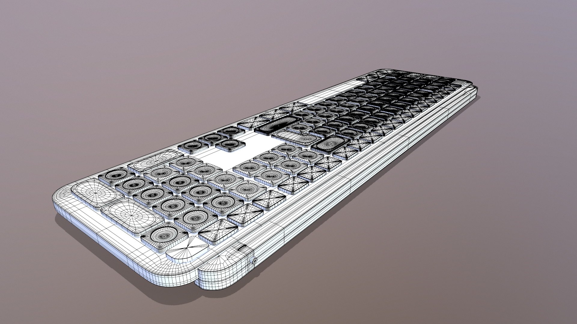 Logi Keyboard 3d Model Turbosquid 2271861