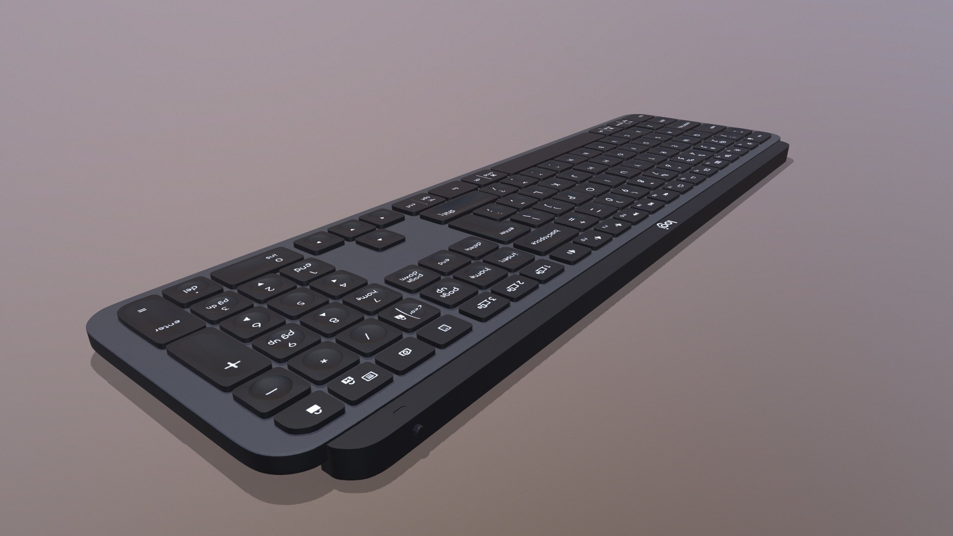Logi Keyboard 3D Model - TurboSquid 2271861