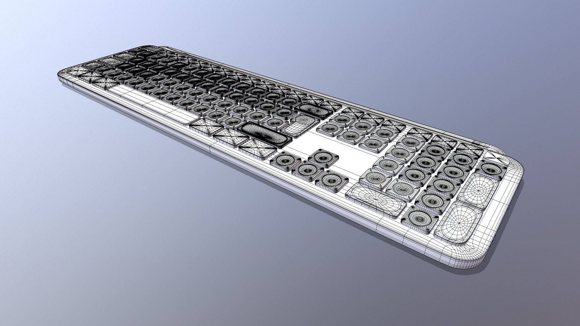 Logi Keyboard 3D Model - TurboSquid 2271861