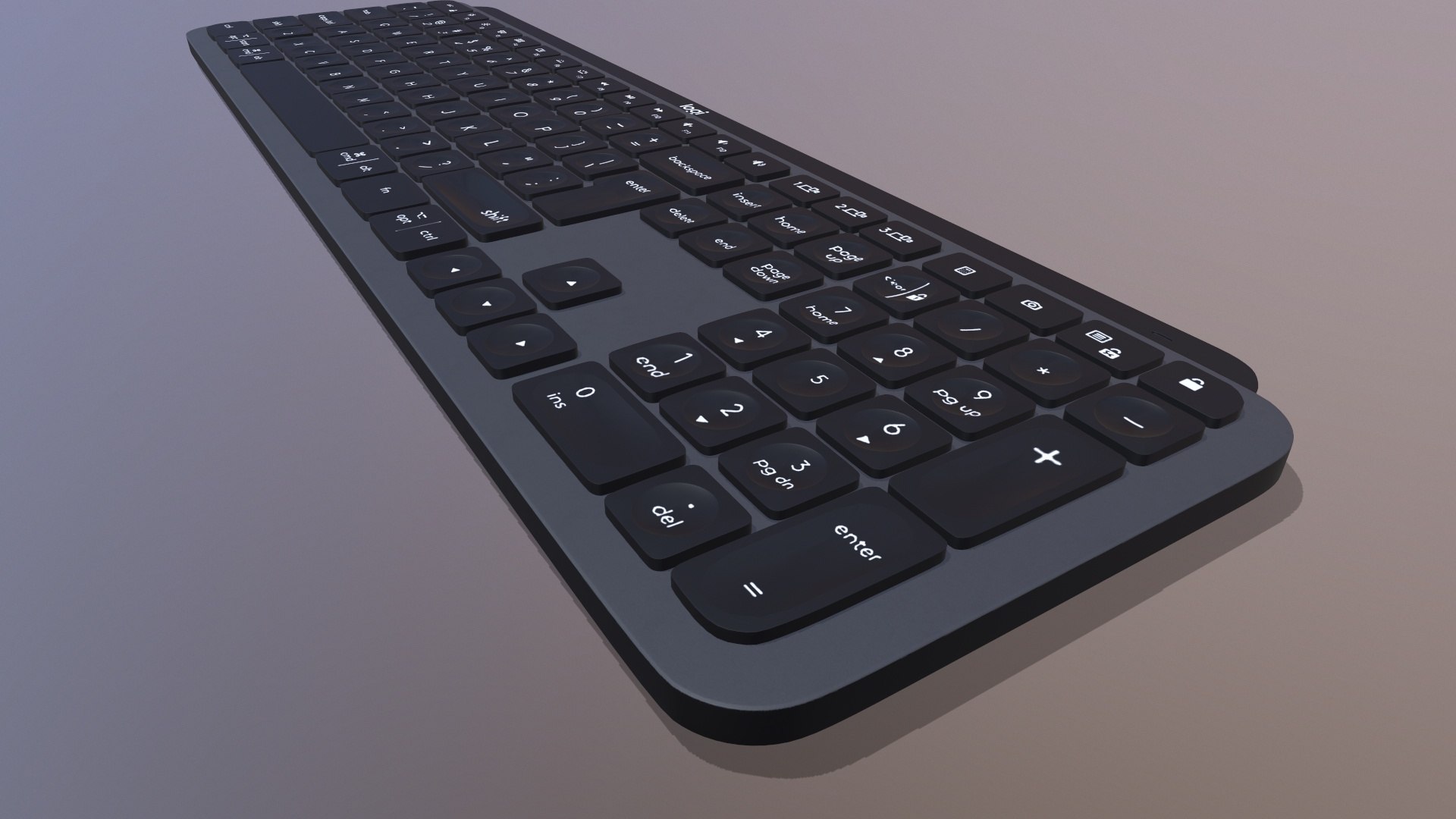 Logi Keyboard 3D Model - TurboSquid 2271861