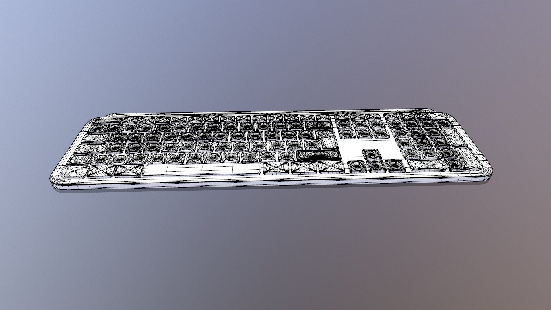 Logi Keyboard 3d Model Turbosquid 2271861
