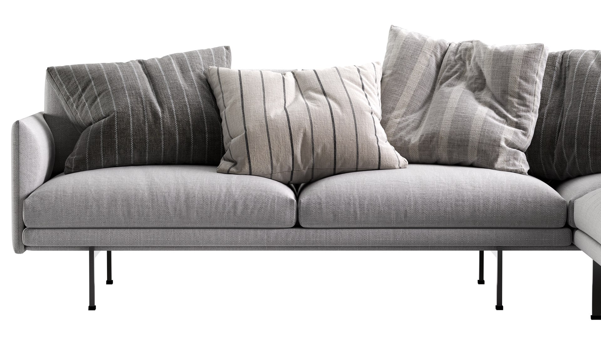 OUTLINE CORNER SOFA 3D Model - TurboSquid 2095948