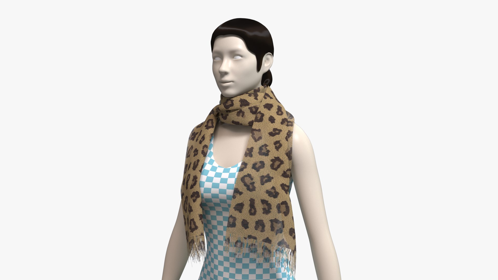 Scarf shawl cloth 3D model - TurboSquid 1451339