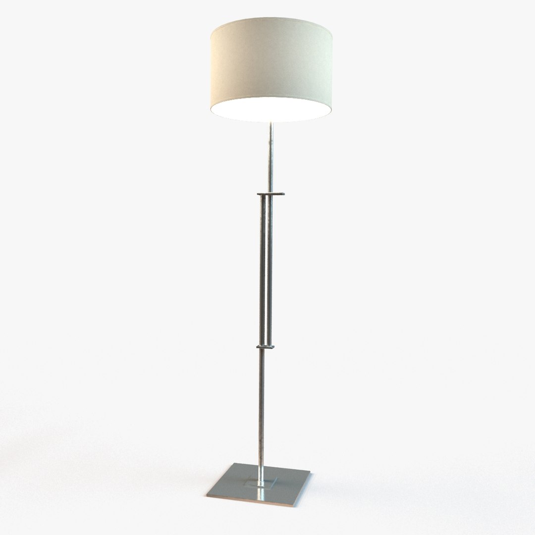 3d designer standing lamp