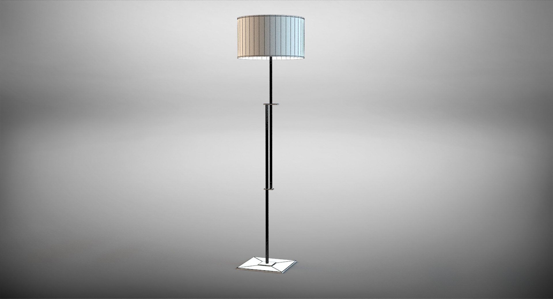 3d designer standing lamp