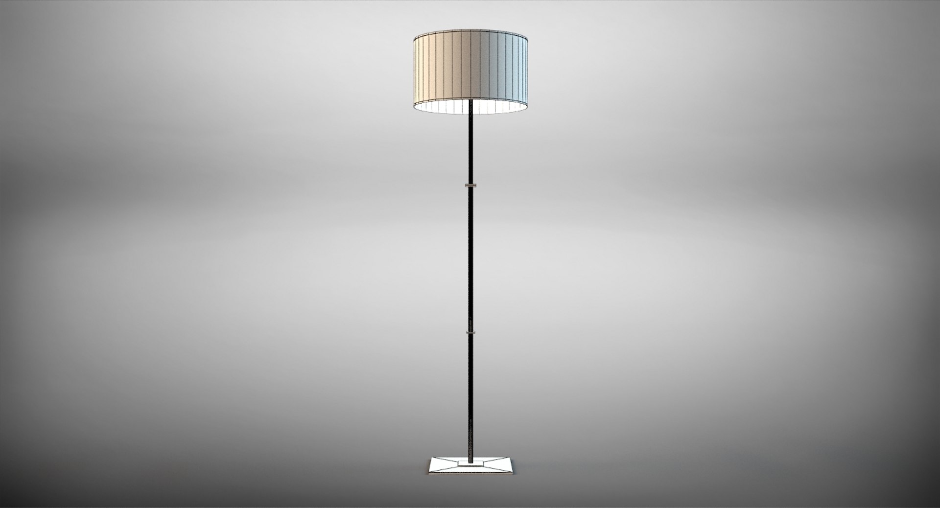 3d designer standing lamp