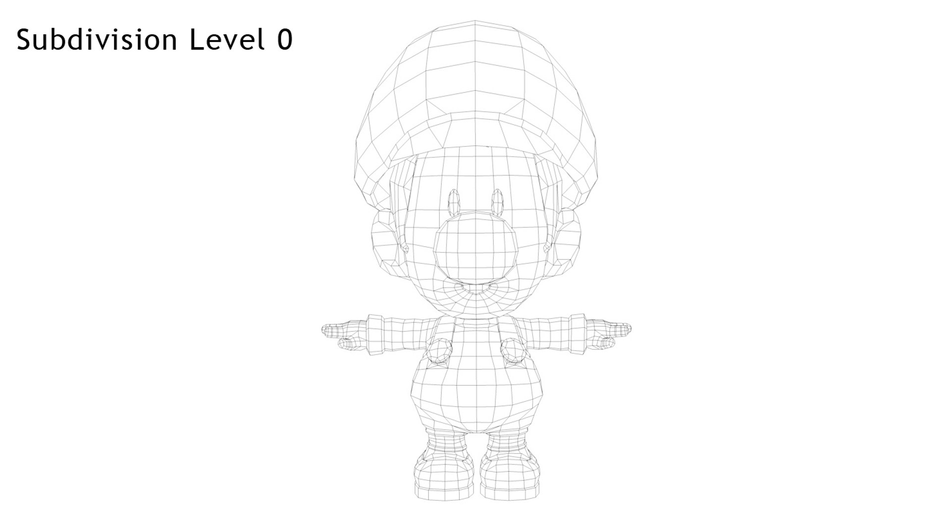 3d Model Baby Luigi Bros