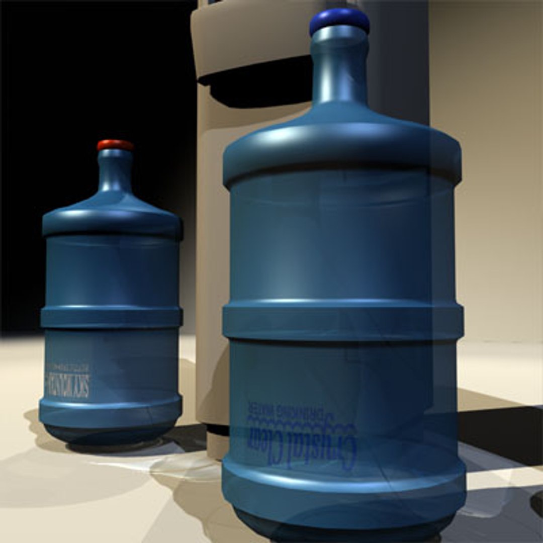 3d Model Water Cooler 02