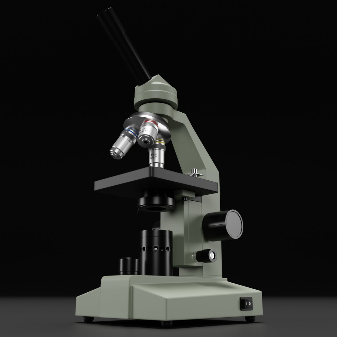 3D Microscope Model - TurboSquid 2068218