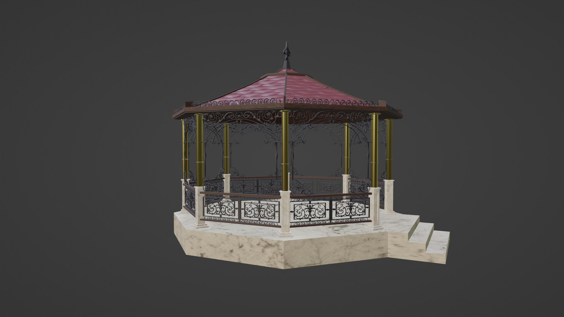 Stylized Arbor 3D - TurboSquid 1925464