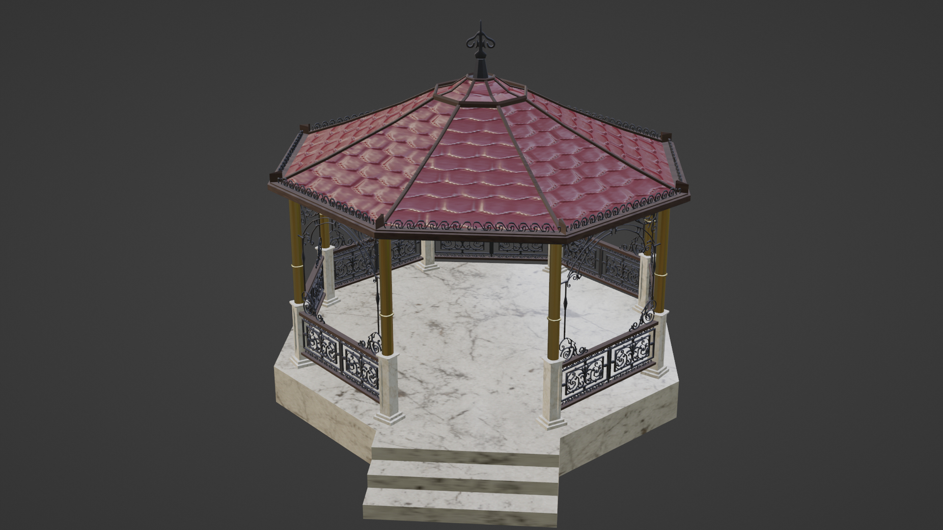 Stylized Arbor 3D - TurboSquid 1925464