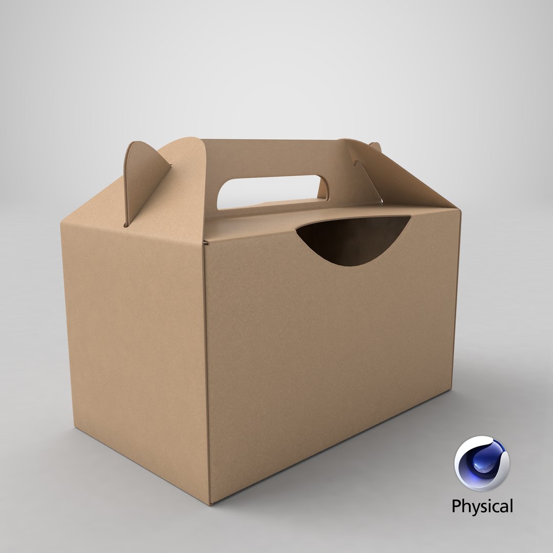 3D Model Detailed Carboard Box - TurboSquid 2091105
