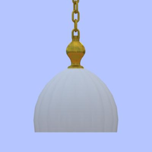 hanging light fixture 3d model