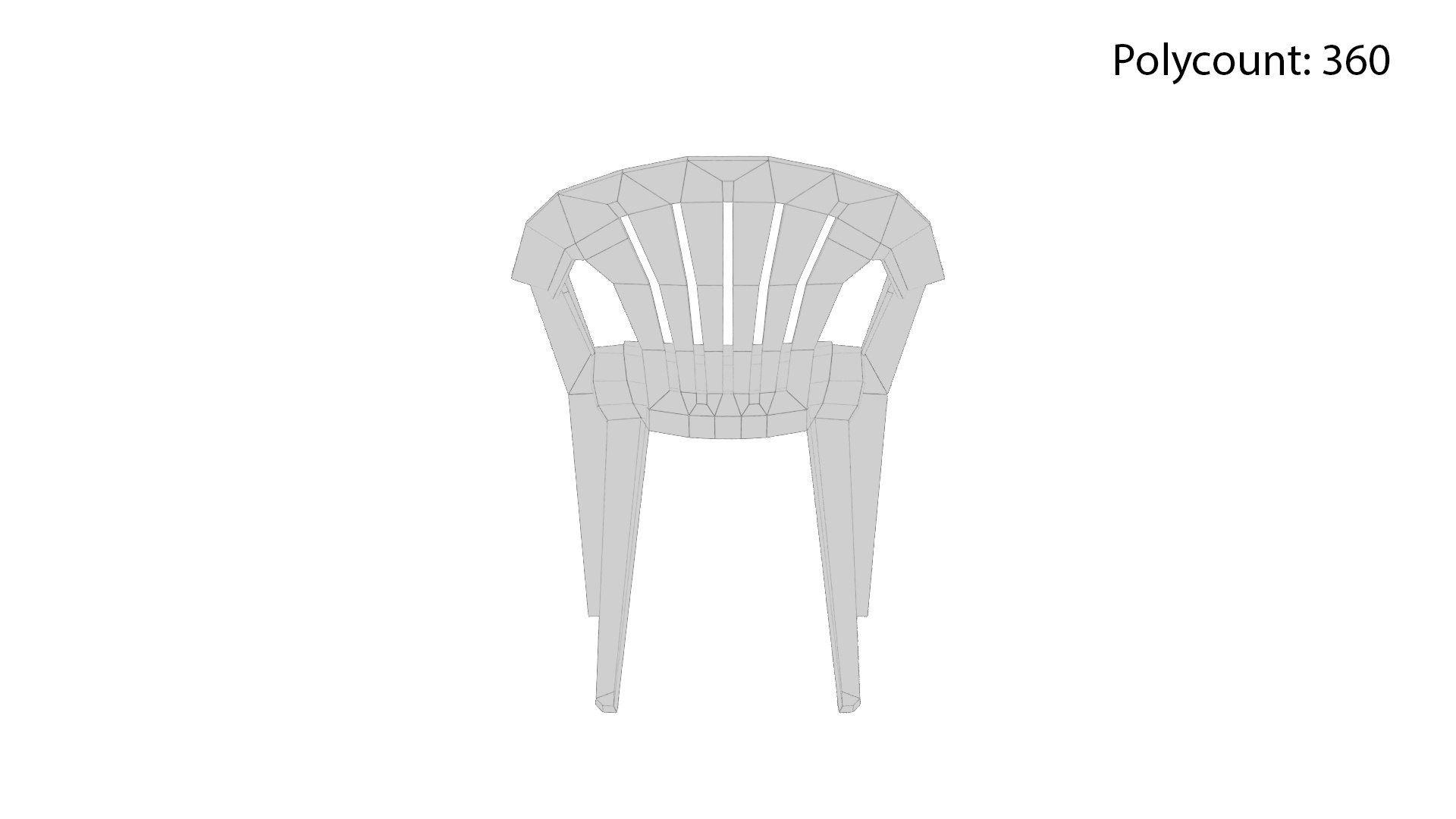 Plastic Chair 3D Model - TurboSquid 2404191