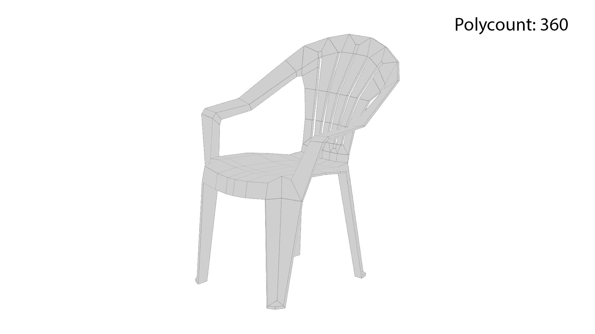 Plastic Chair 3D Model - TurboSquid 2404191