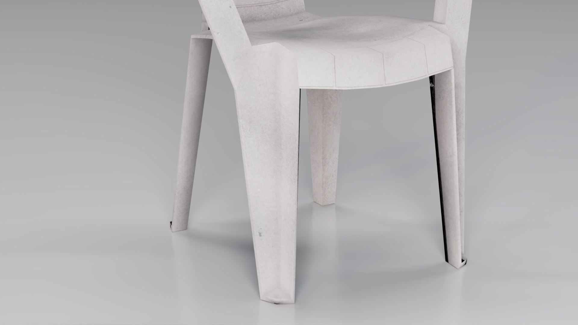 Plastic Chair 3D Model - TurboSquid 2404191