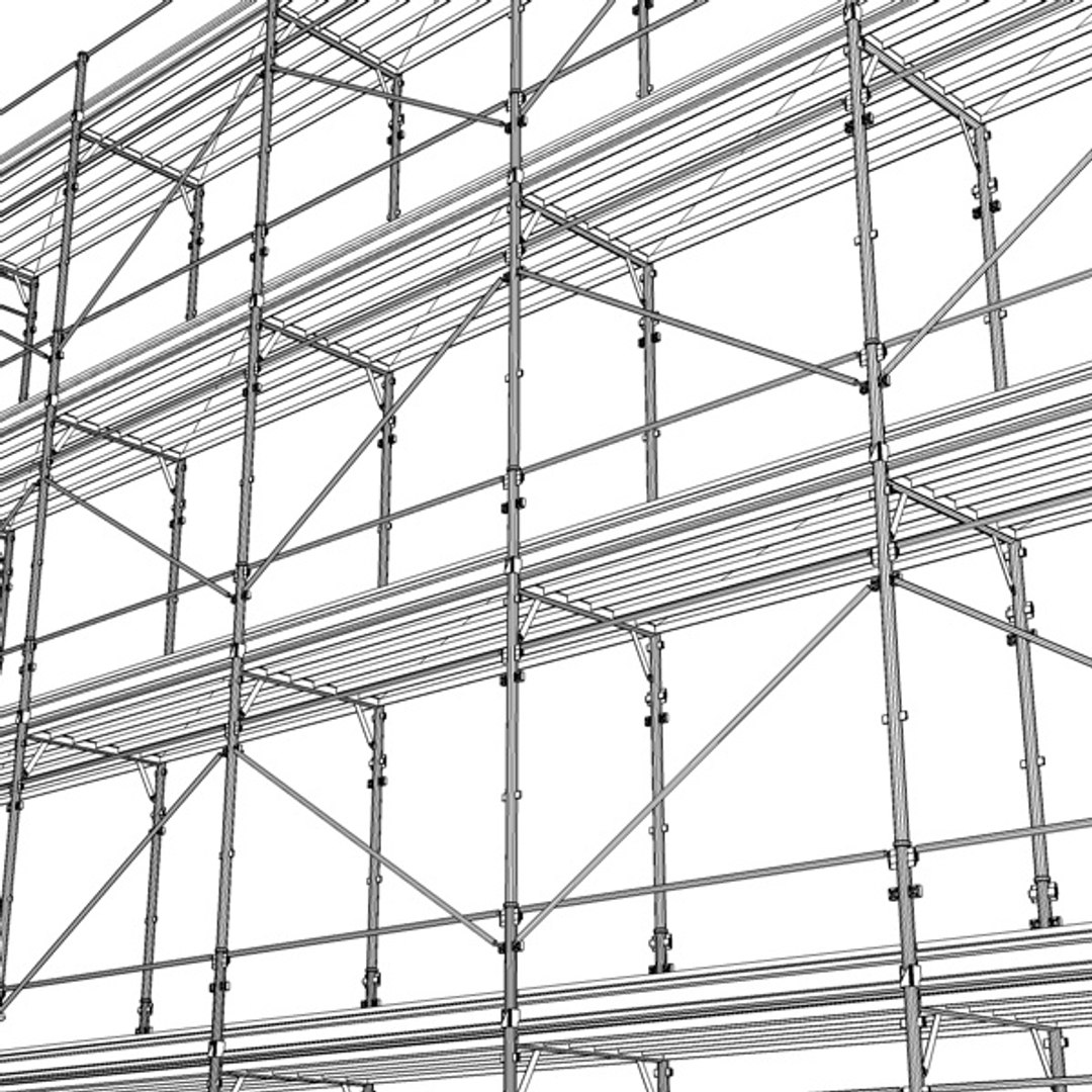 Modular Scaffolding 3d Model
