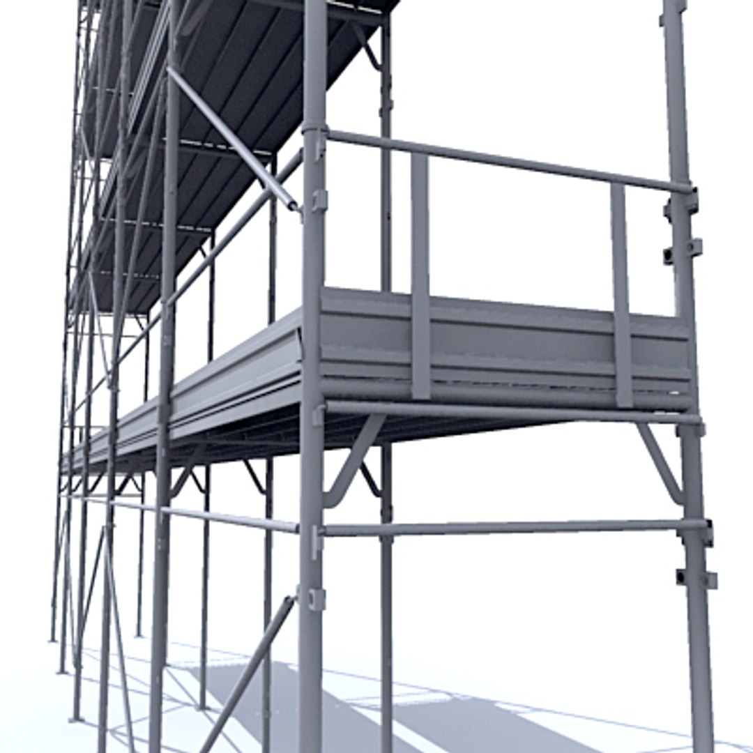 modular scaffolding 3d model