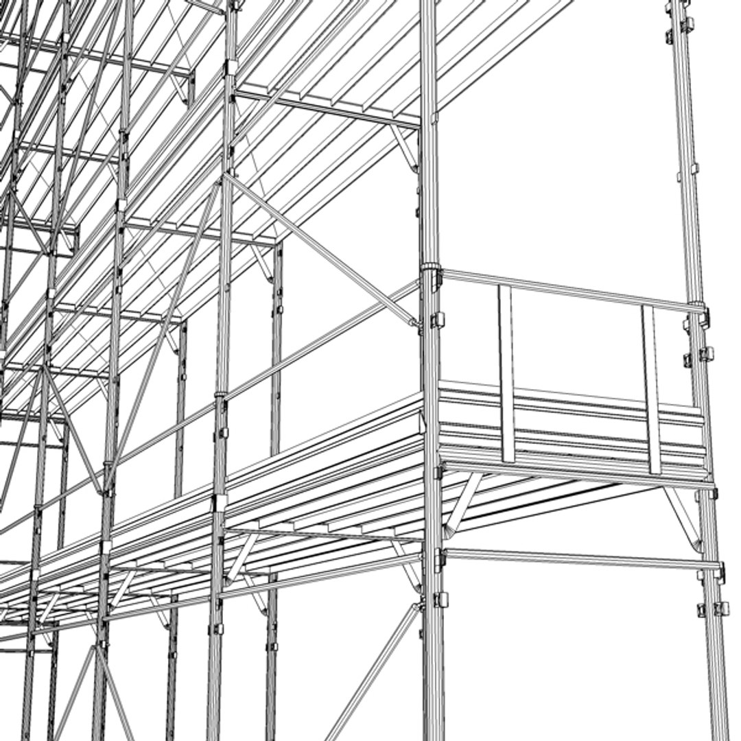 Modular Scaffolding 3d Model