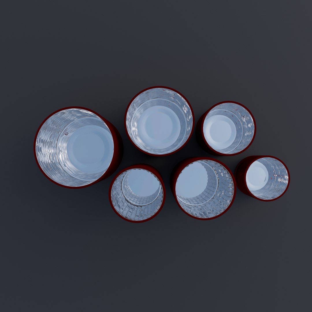 Free Vases Red Glass 3D Model - TurboSquid 1397033