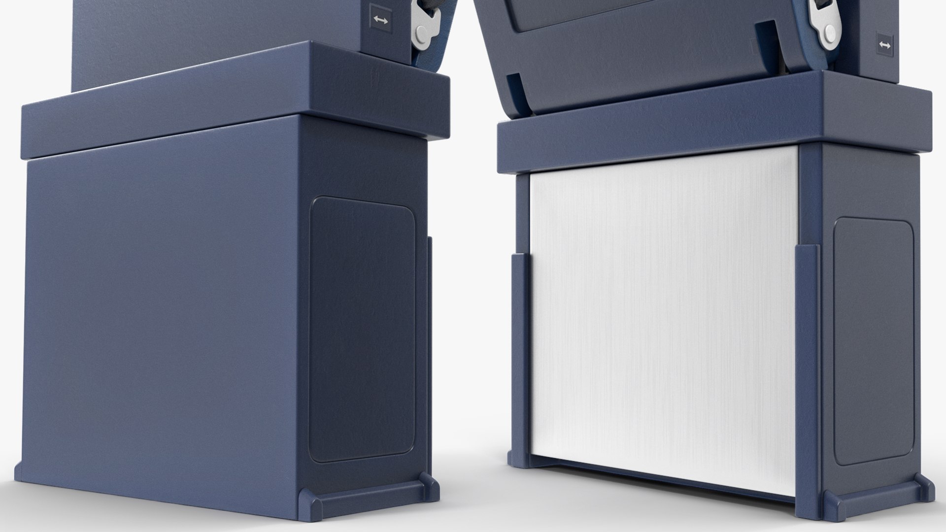 3D Aircraft Crew Chair With Folded Seat - TurboSquid 2324140