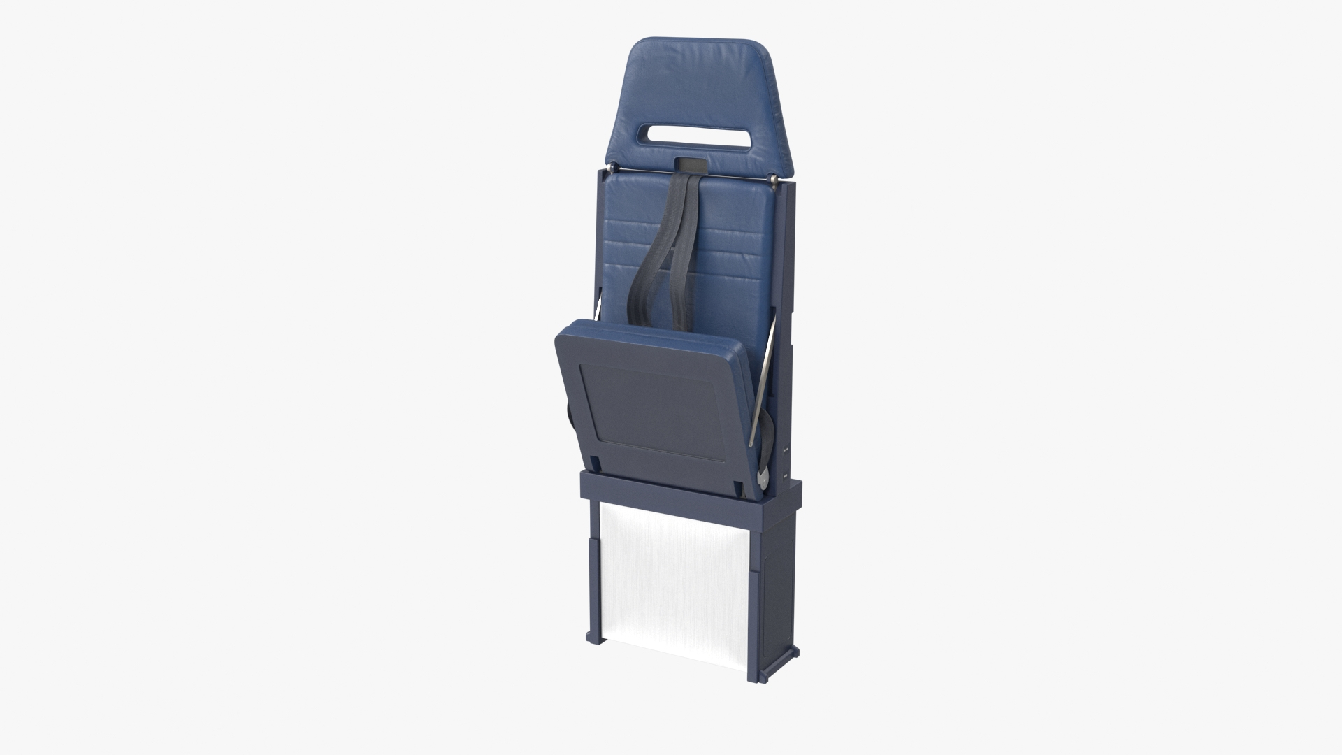 3D Aircraft Crew Chair With Folded Seat - TurboSquid 2324140