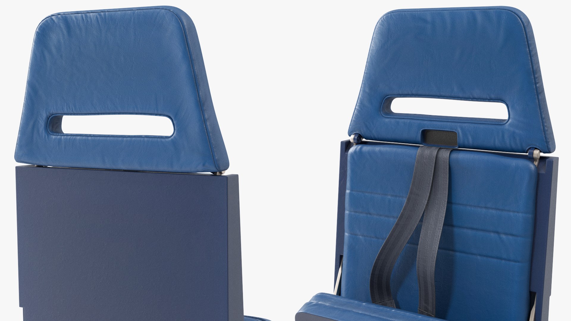 3D Aircraft Crew Chair With Folded Seat - TurboSquid 2324140