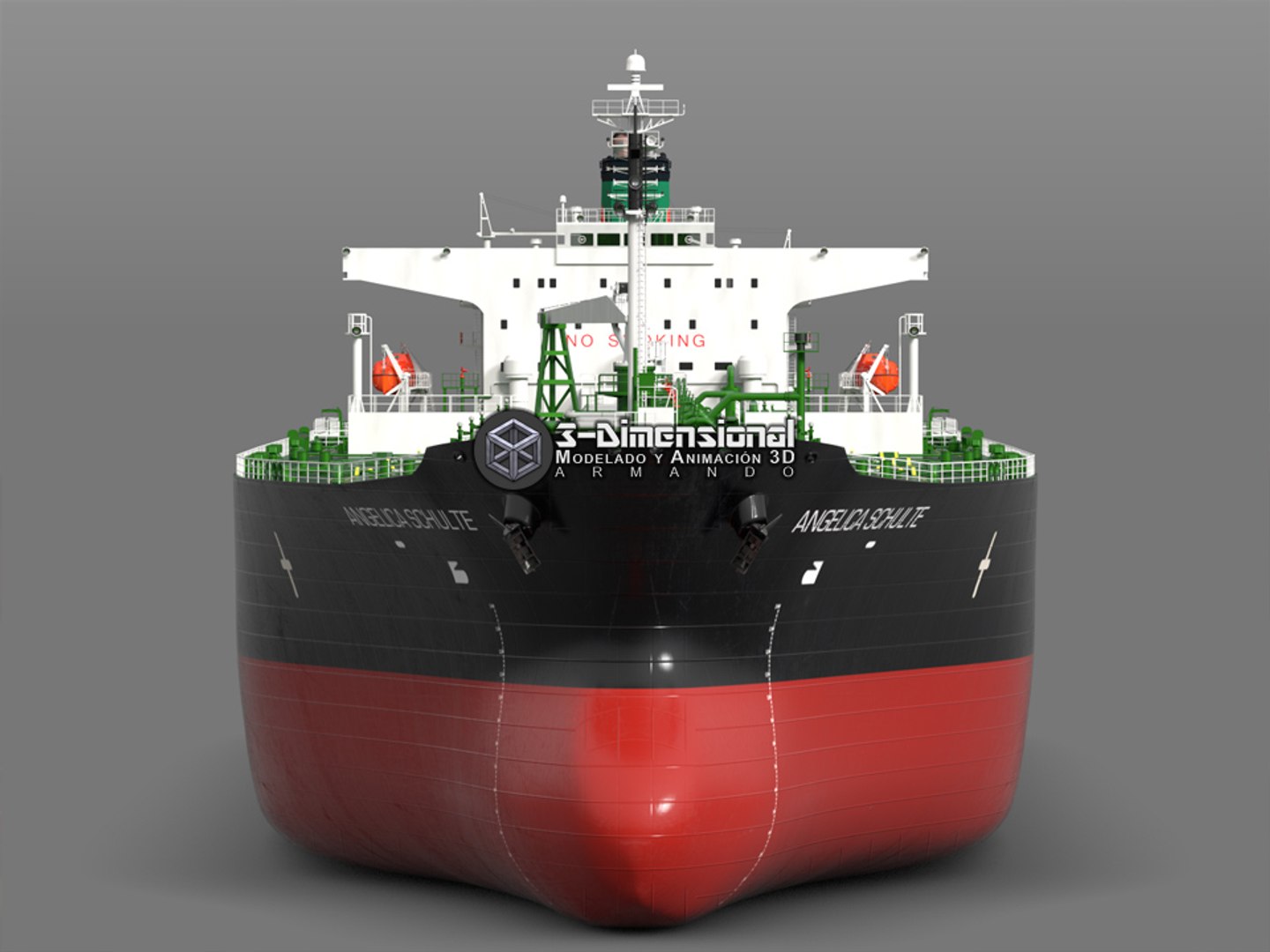 Tanker Ship 3d Model