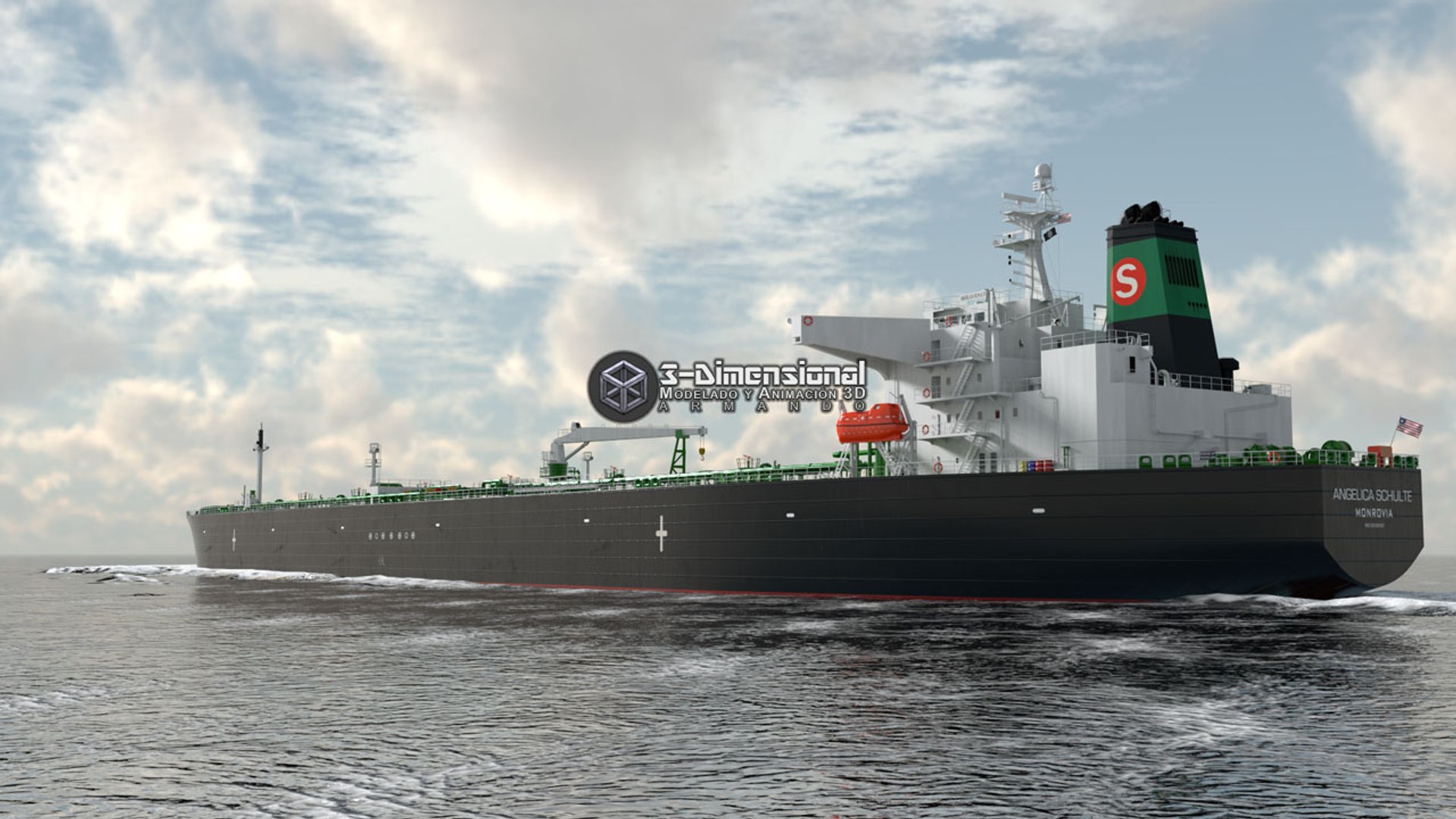 Tanker Ship 3d Model