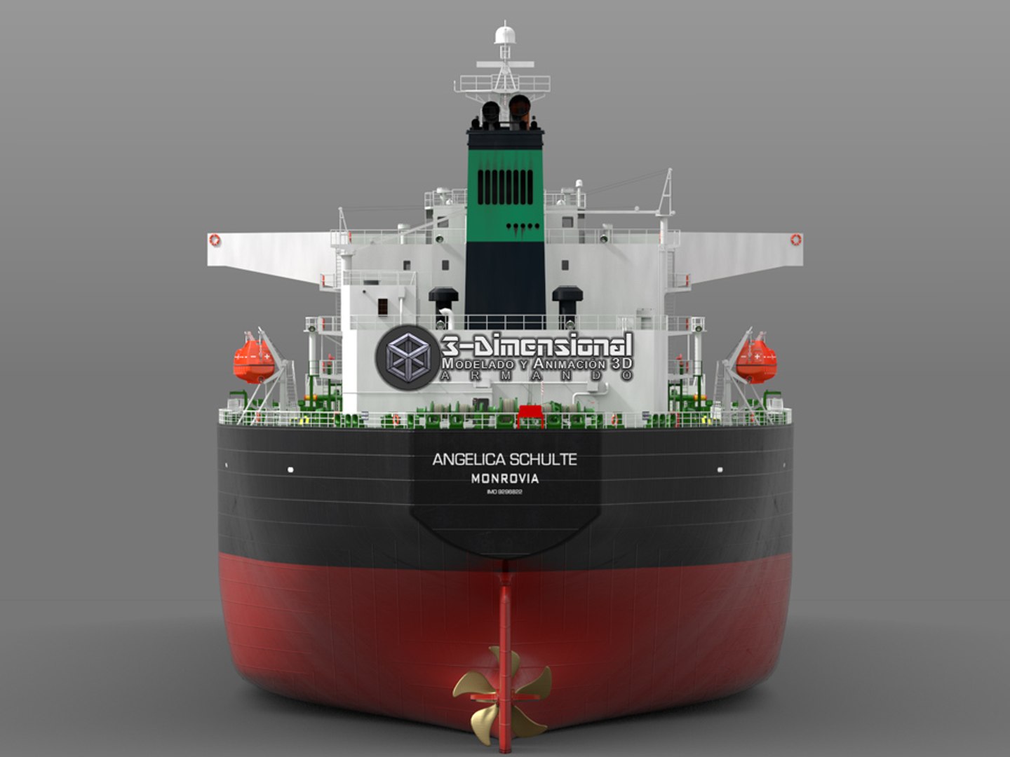 Tanker Ship 3d Model