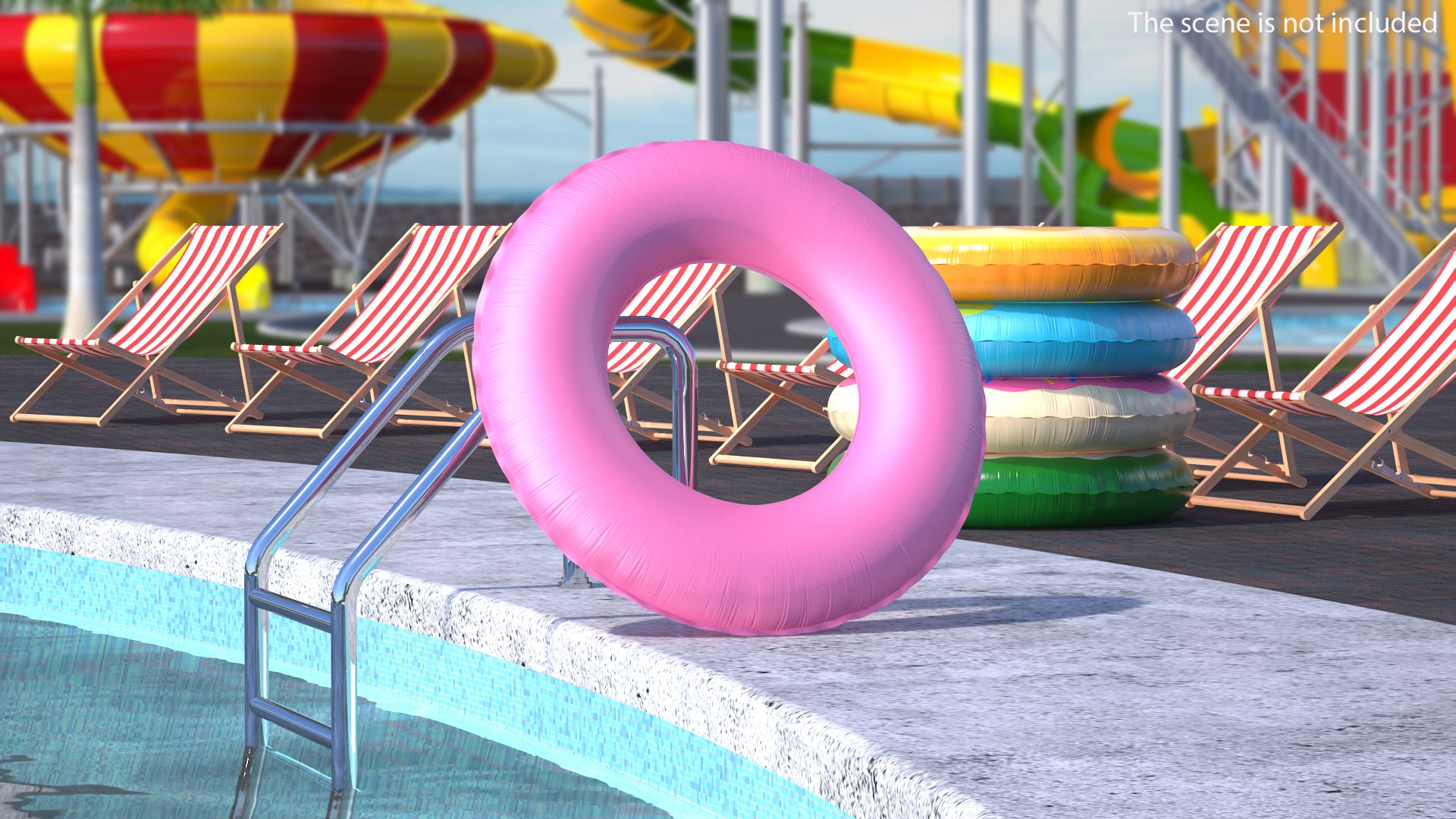 Inflatable Pool Float Ring 3D - TurboSquid 1485105