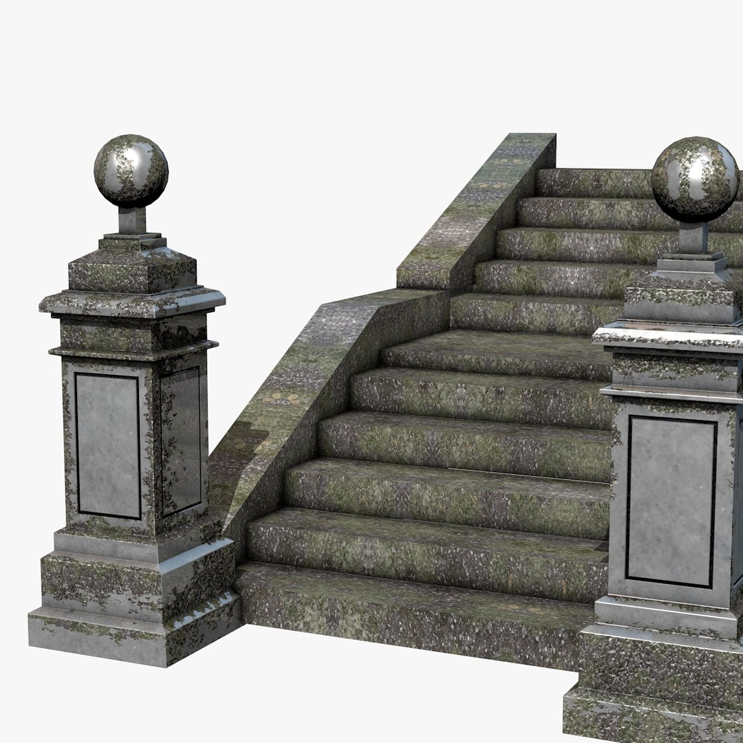 Stone Stairs 3d Dxf