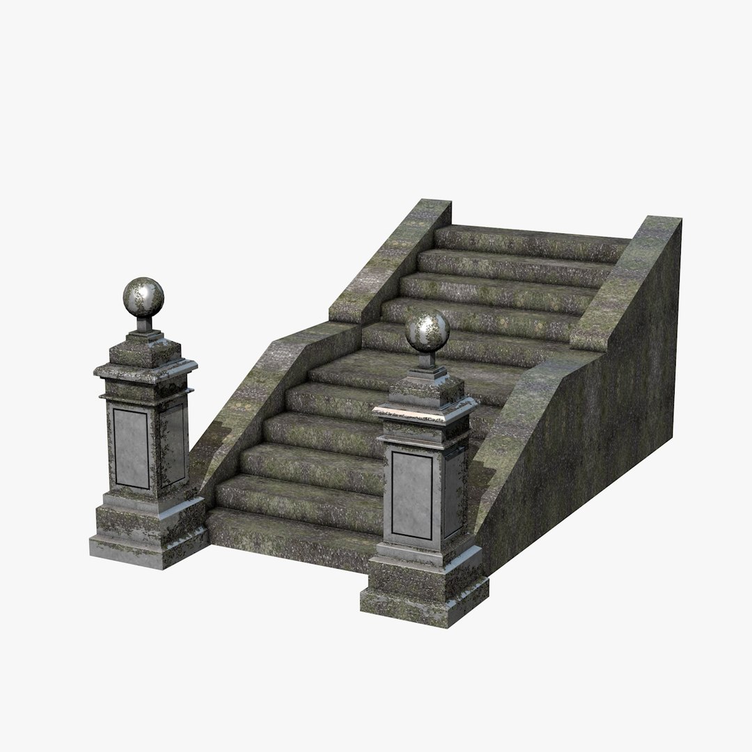 Stone Stairs 3d Dxf