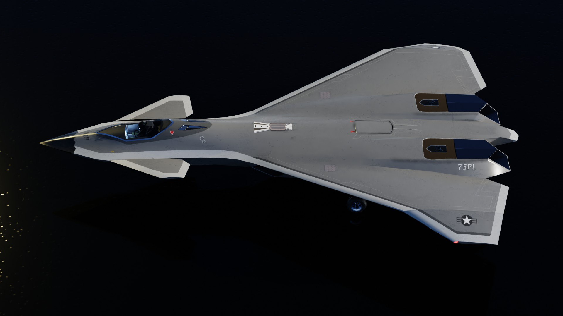 3D Boeing F-47 Thunderstorm NGAD - TurboSquid 2382508