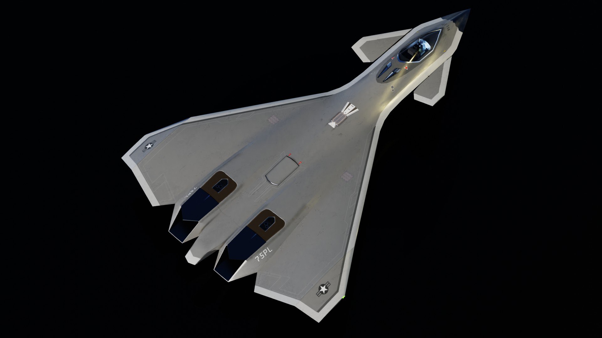 3D Boeing F-47 Thunderstorm NGAD - TurboSquid 2382508
