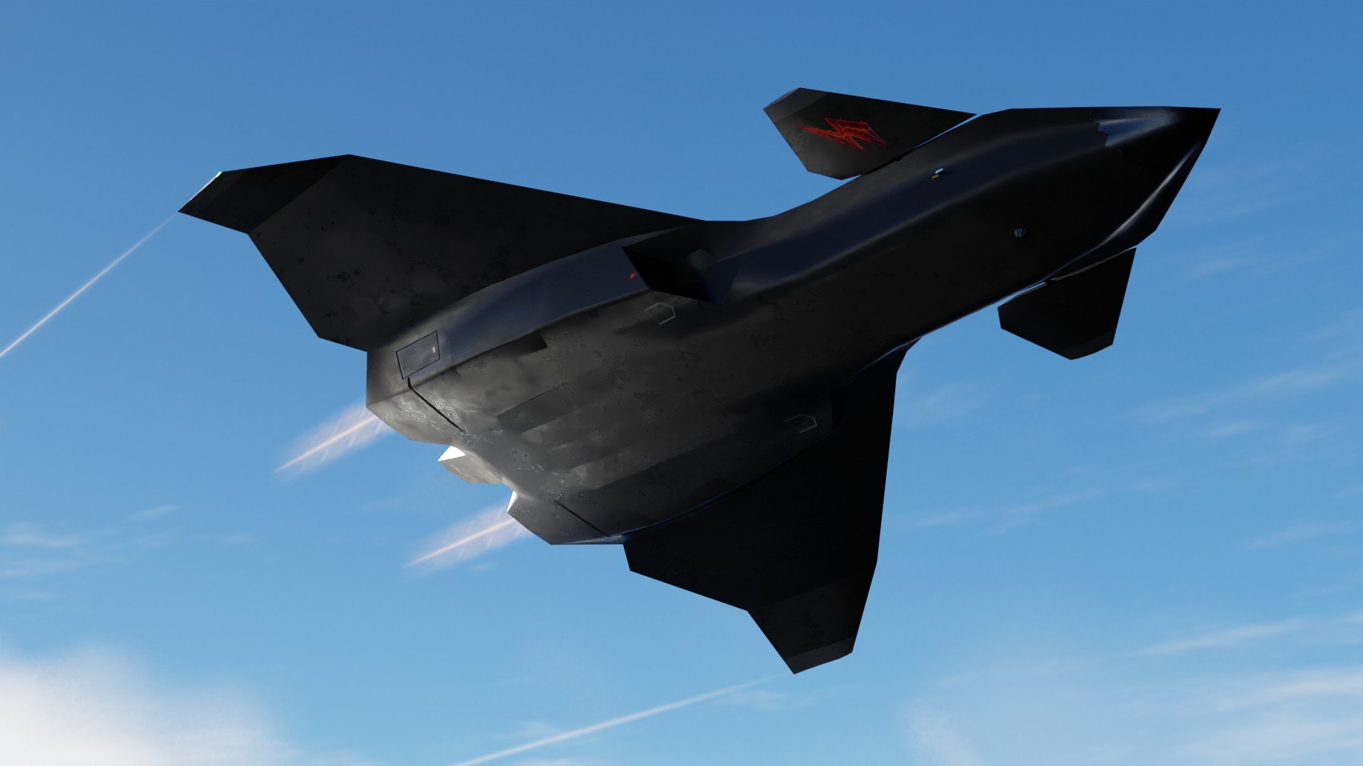 3D Boeing F-47 Thunderstorm NGAD - TurboSquid 2382508