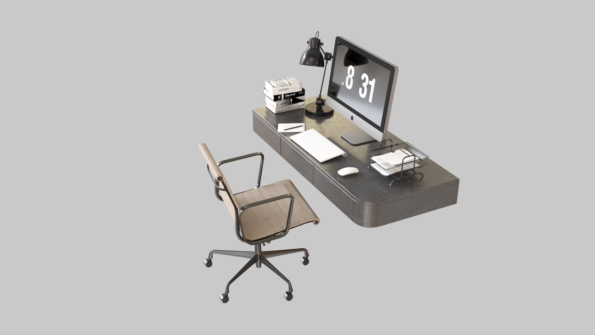 3D Table Work Model 02 3D - TurboSquid 2294794