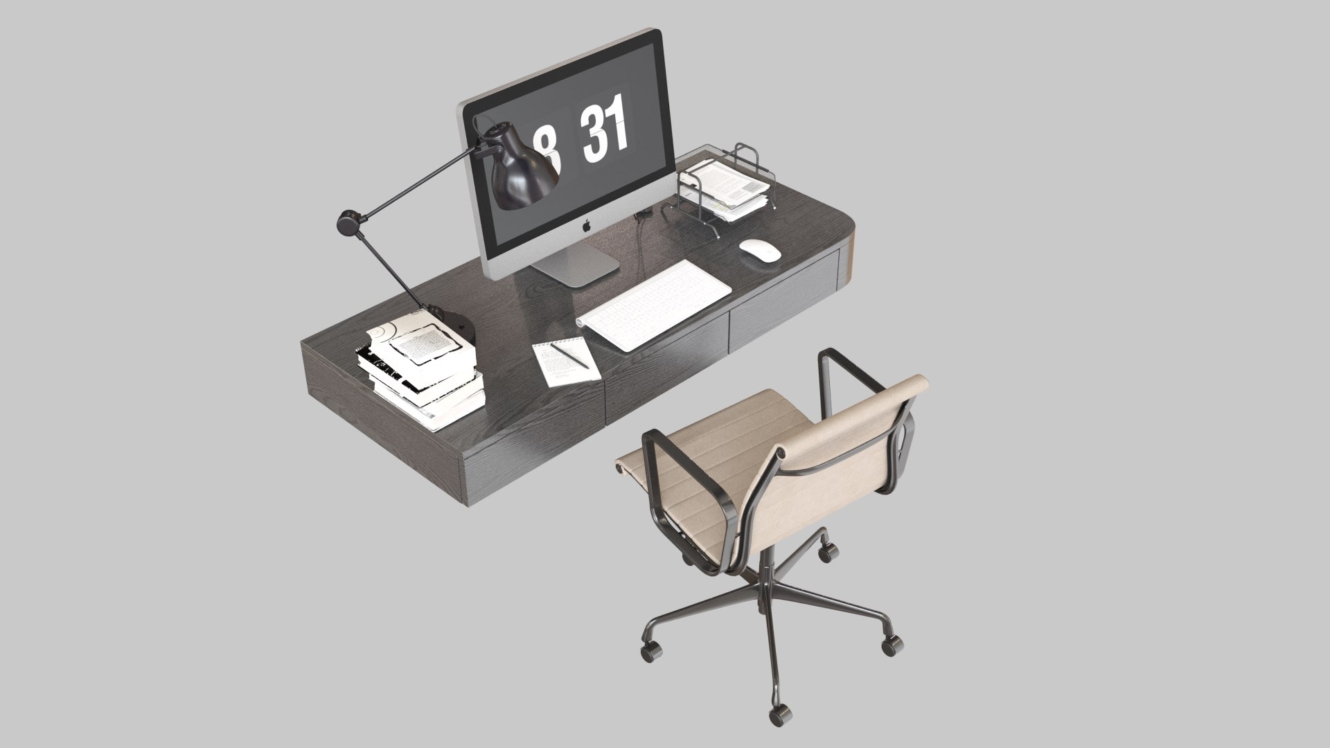 3D Table Work Model 02 3D - TurboSquid 2294794