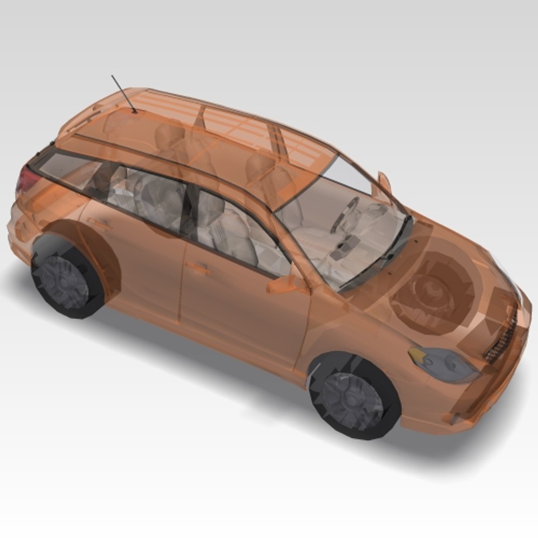 Car Toyota Matrix Sports 3d C4d
