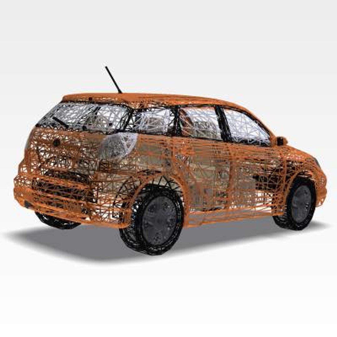 Car Toyota Matrix Sports 3d C4d